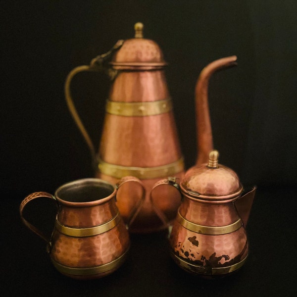 Brass Tea Set - Etsy