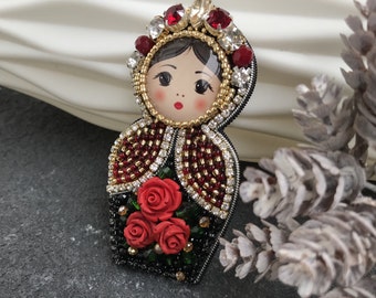 Russian Brooch | Etsy