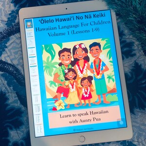 Children's Hawaiian Language Lesson Book - Etsy