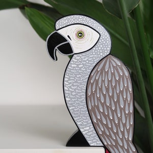African Grey Parrot Door Topper, Wooden Parrot Decoration for Door ...