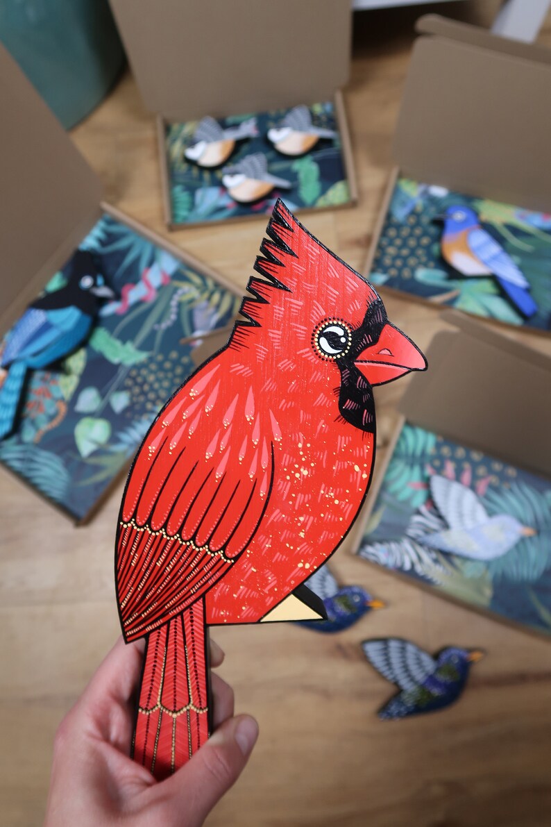 Cardinal Ornament Door Topper Unusual Home Decor Door - Etsy