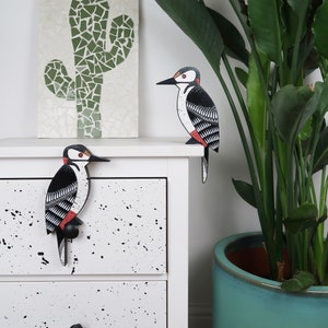 Woodpecker Door Topper - Bird Home Decor - Bird Watcher Gift - Door ...