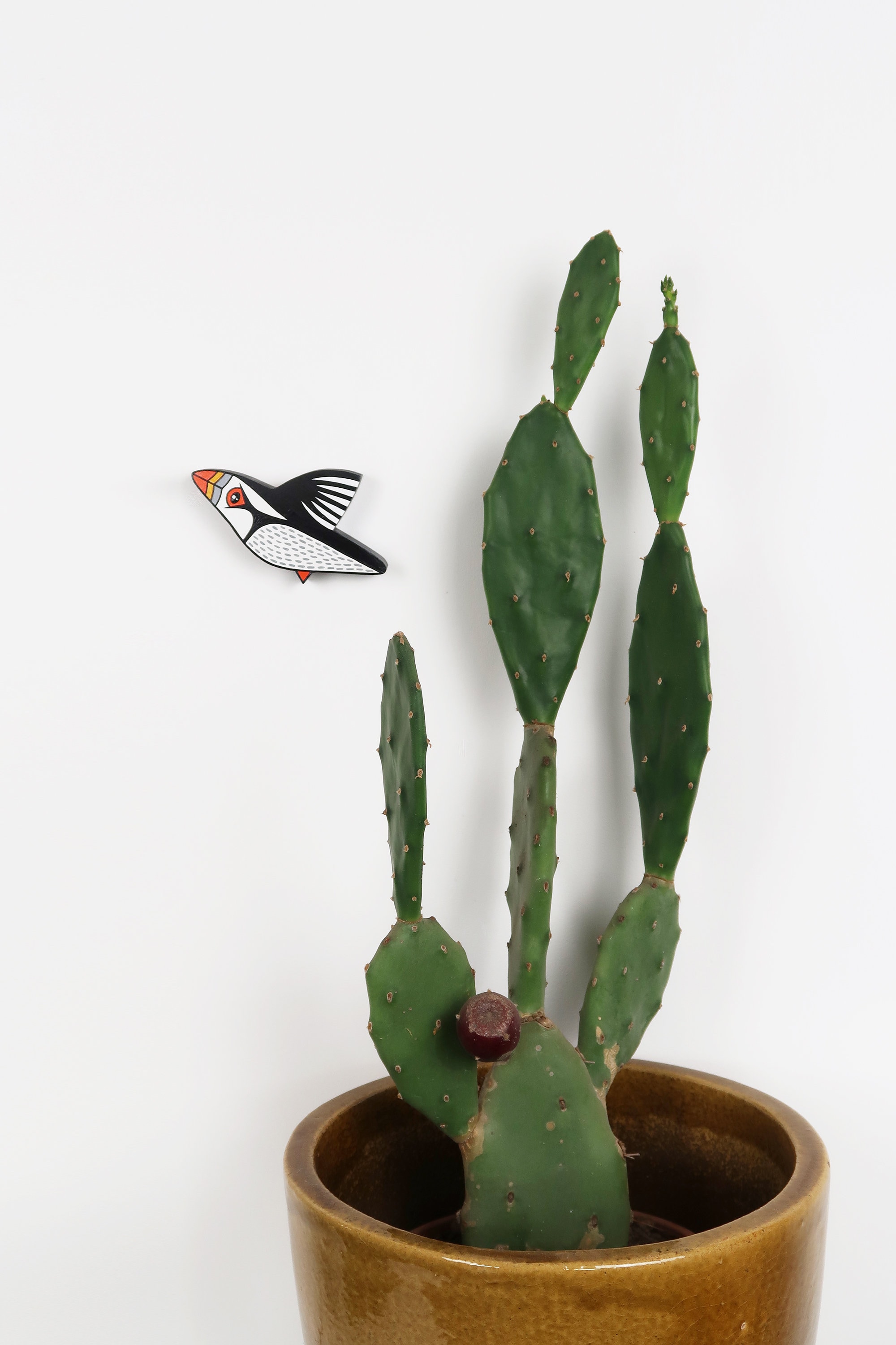 Handmade Wooden Puffin Wall Art: British Wildlife Decor - Etsy