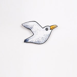 Seagull - Quirky Wall Hanging - Flying Bird Wall Art - Seaside Wildlife ...