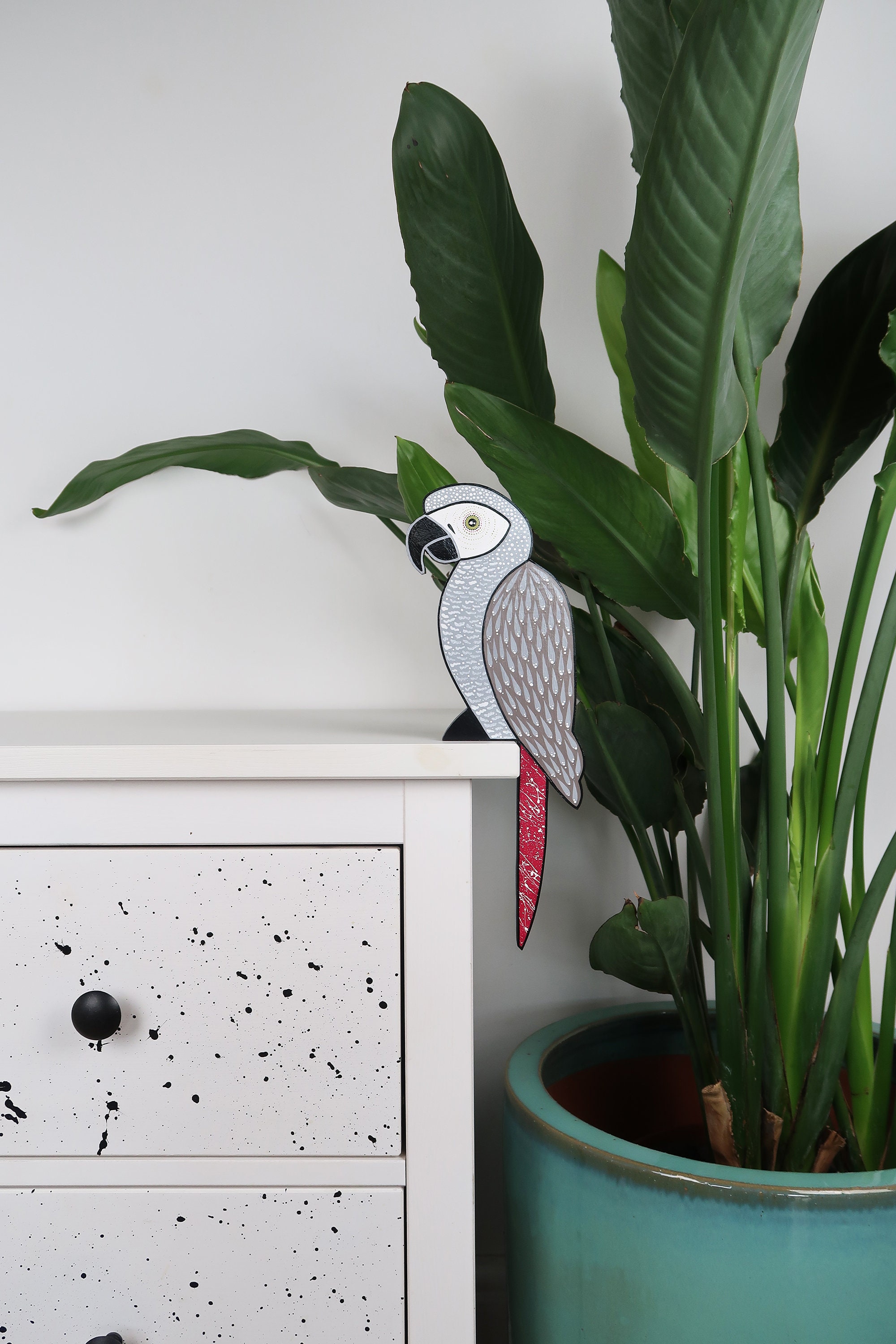 African Grey Parrot Door Topper Wooden Parrot Decoration for - Etsy