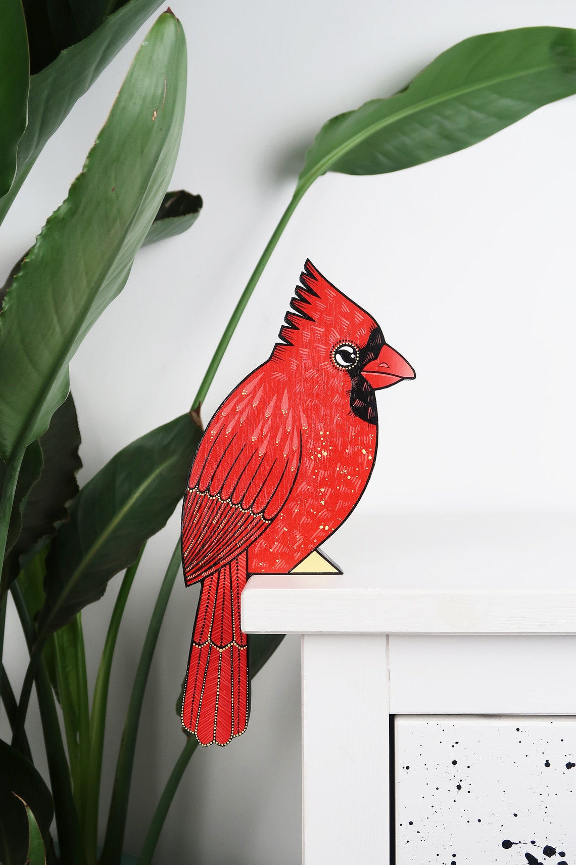 Cardinal Ornament Door Topper Unusual Home Decor Door - Etsy