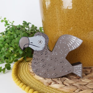 Flying Dodo Bird Wall Hanging, Set of 3 Wooden Bird Ornaments, Nature ...