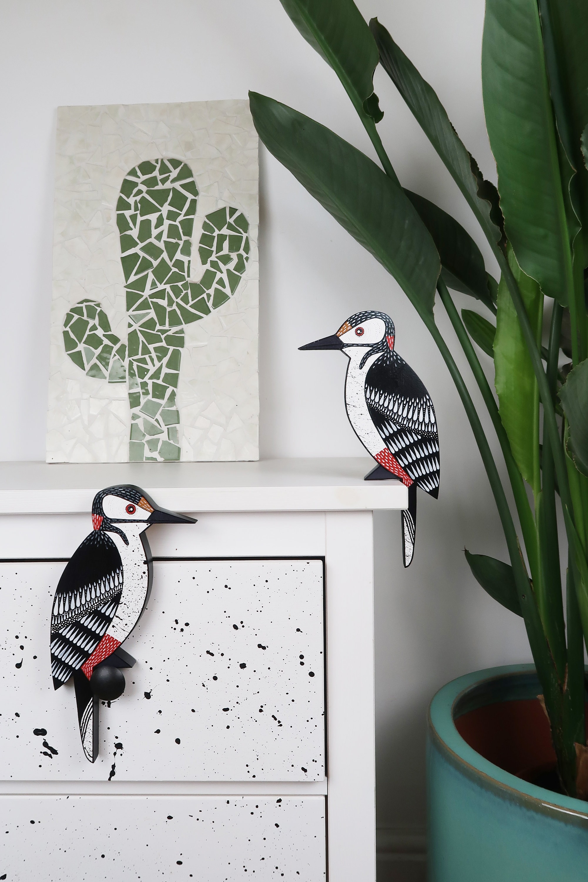Hand Painted Woodpecker Door Topper: Bird Home Decor - Etsy UK