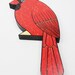 Cardinal Ornament Door Topper Unusual Home Decor Door - Etsy