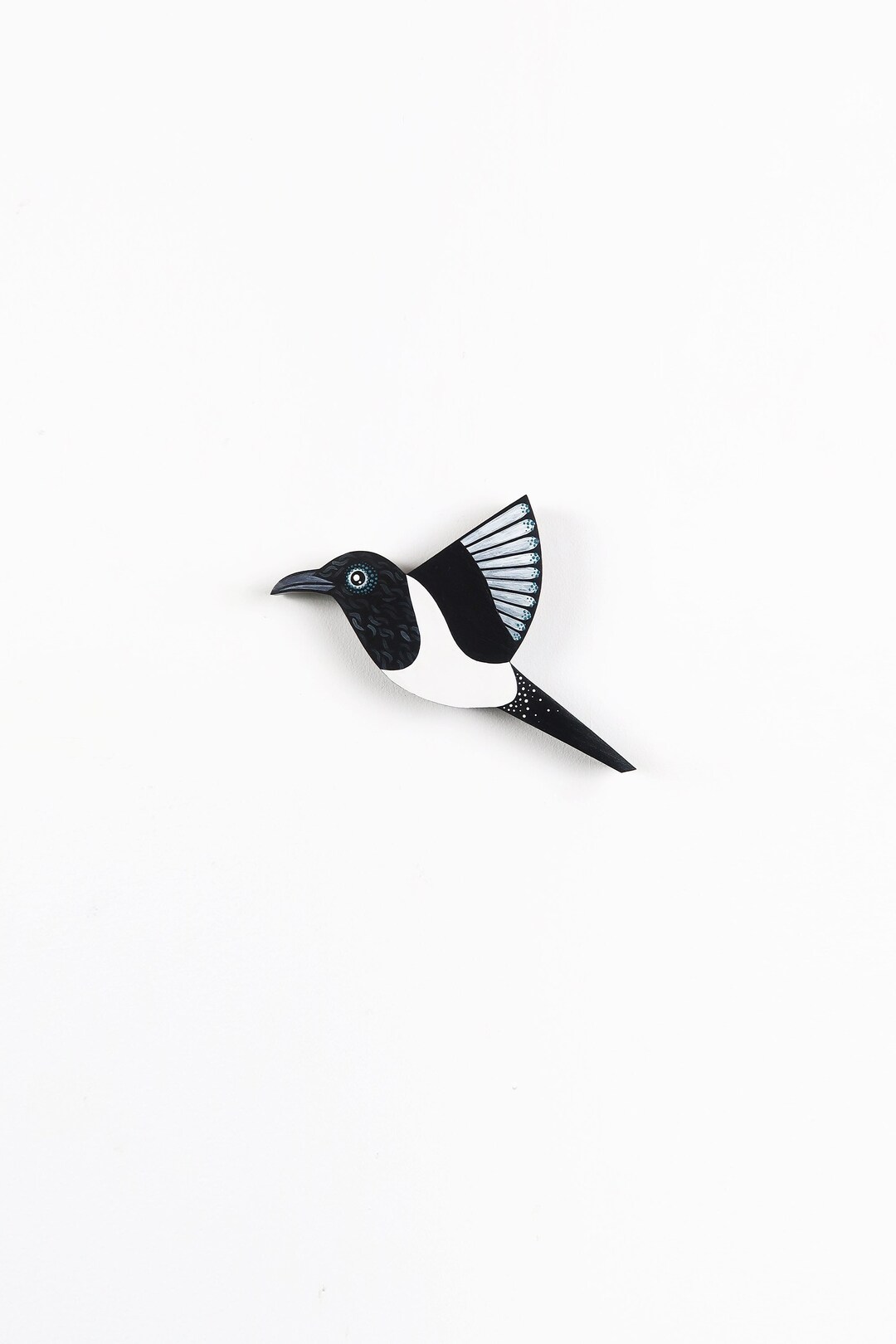 Magpie - Bird Wall Art - Bird Ornament - Wall Hanging - Quirky Home ...