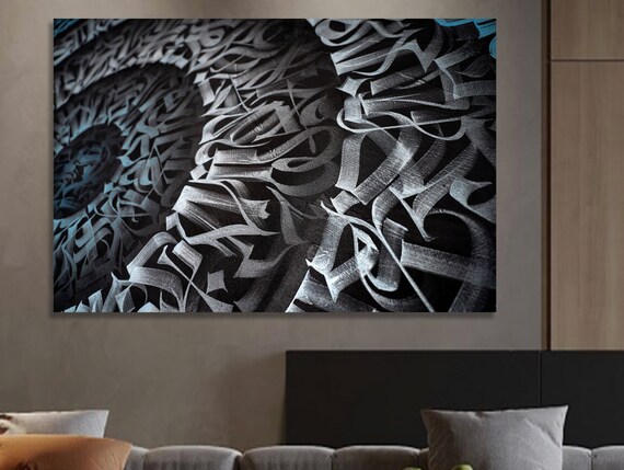 Graffiti Littering Letters Inscription Mystery Top | Etsy