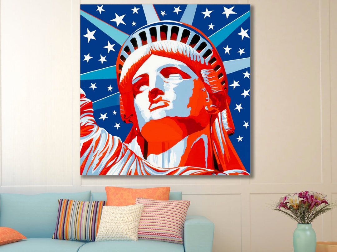 Statue of Liberty USA United States Symbol of the USA Pop - Etsy