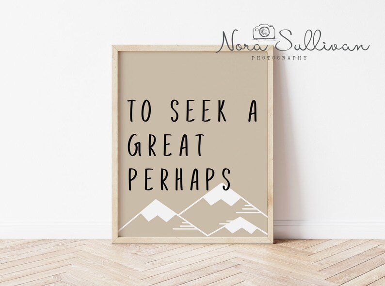 To Seek A Great Perhaps Wall Art, John Green, Looking for Alaska,wall ...