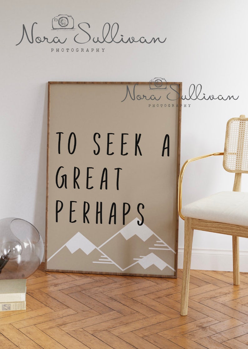 To Seek A Great Perhaps Wall Art, John Green, Looking for Alaska,wall ...