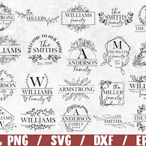 Last Name Signs - Etsy