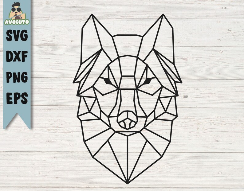 Geometric Wolf Svg / Linear Wolf Svg / Minimalist Wolf Tattoo - Etsy Canada