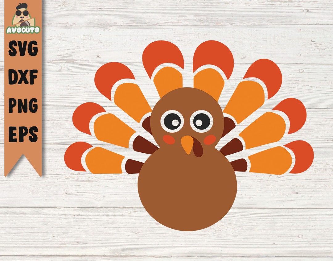 Turkey Svg / Thanksgiving Svg / Turkey Face Svg / Thanksgiving - Etsy