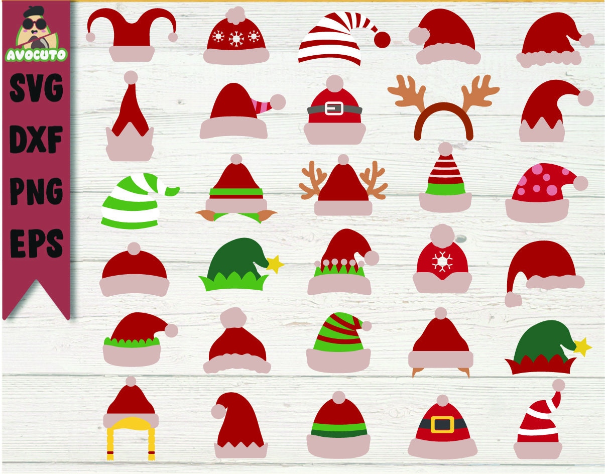 Santa Hat Pattern Printable