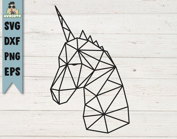 Geometric Unicorn Svg / Linear Unicorn Svg / Minimalist - Etsy New Zealand