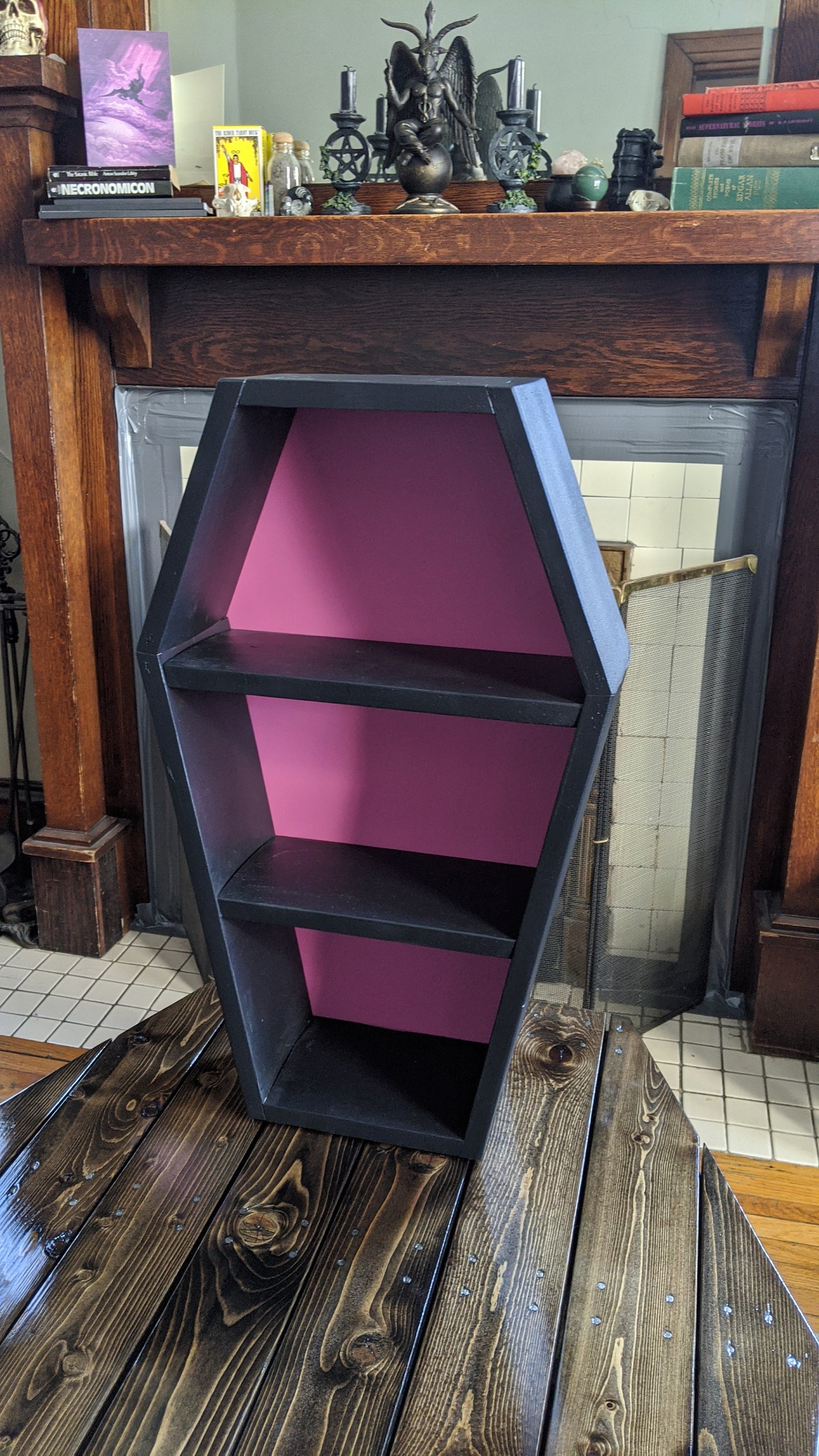 Handmade Coffin Shelf - Etsy