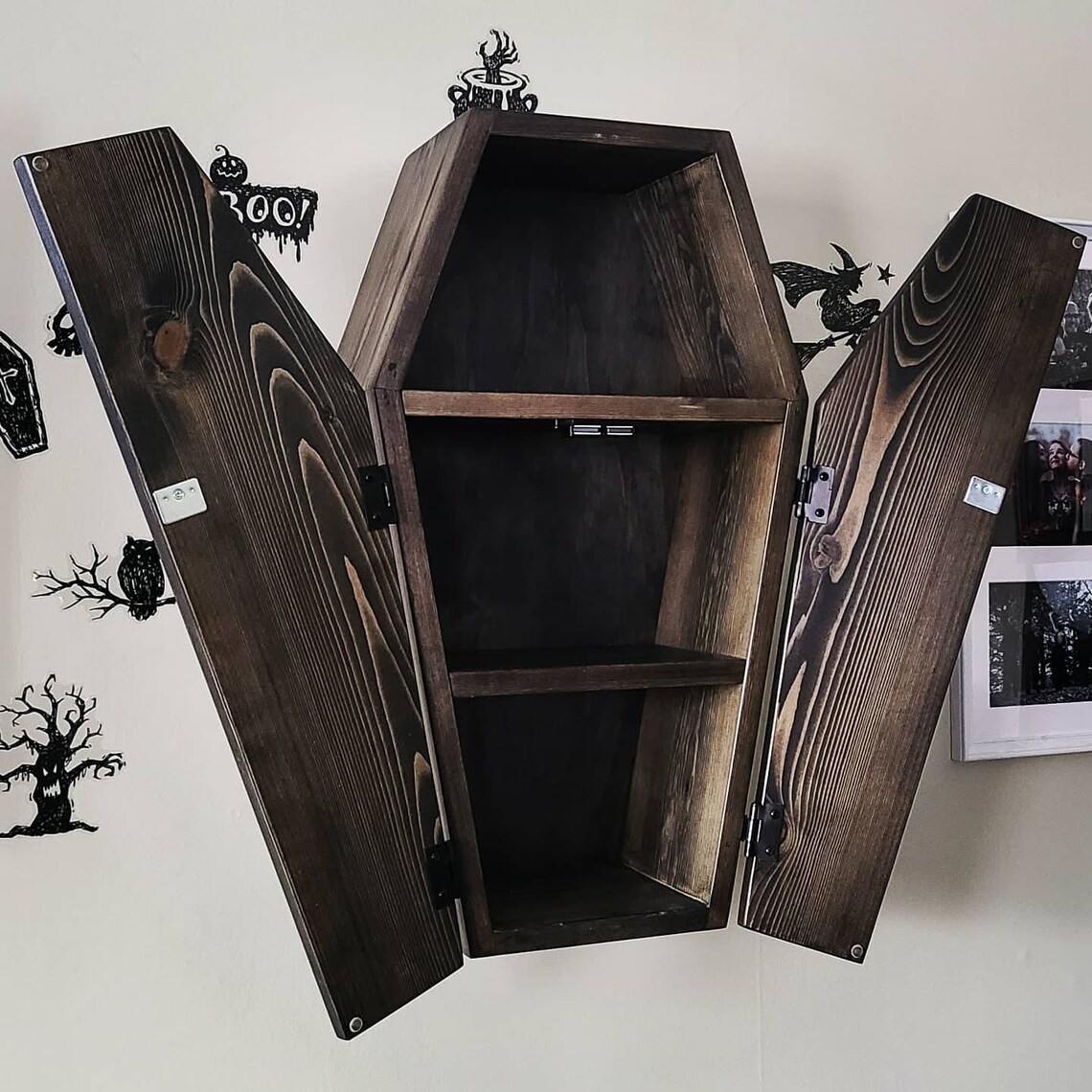 Handmade Coffin Cabinet - Etsy