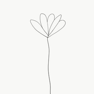 Minimal Line Art | Printable Wall Art | Digital Download | Line Art ...