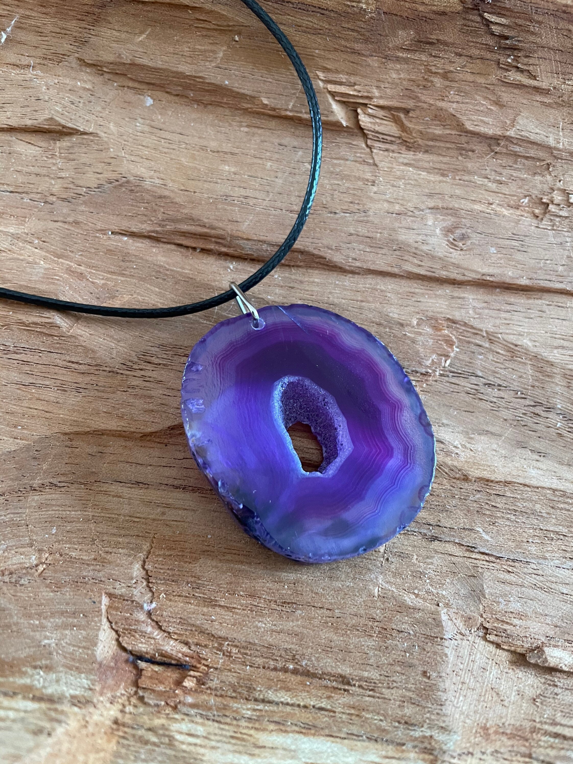 Agate necklace agate pendant gemstone jewellery gemstone | Etsy