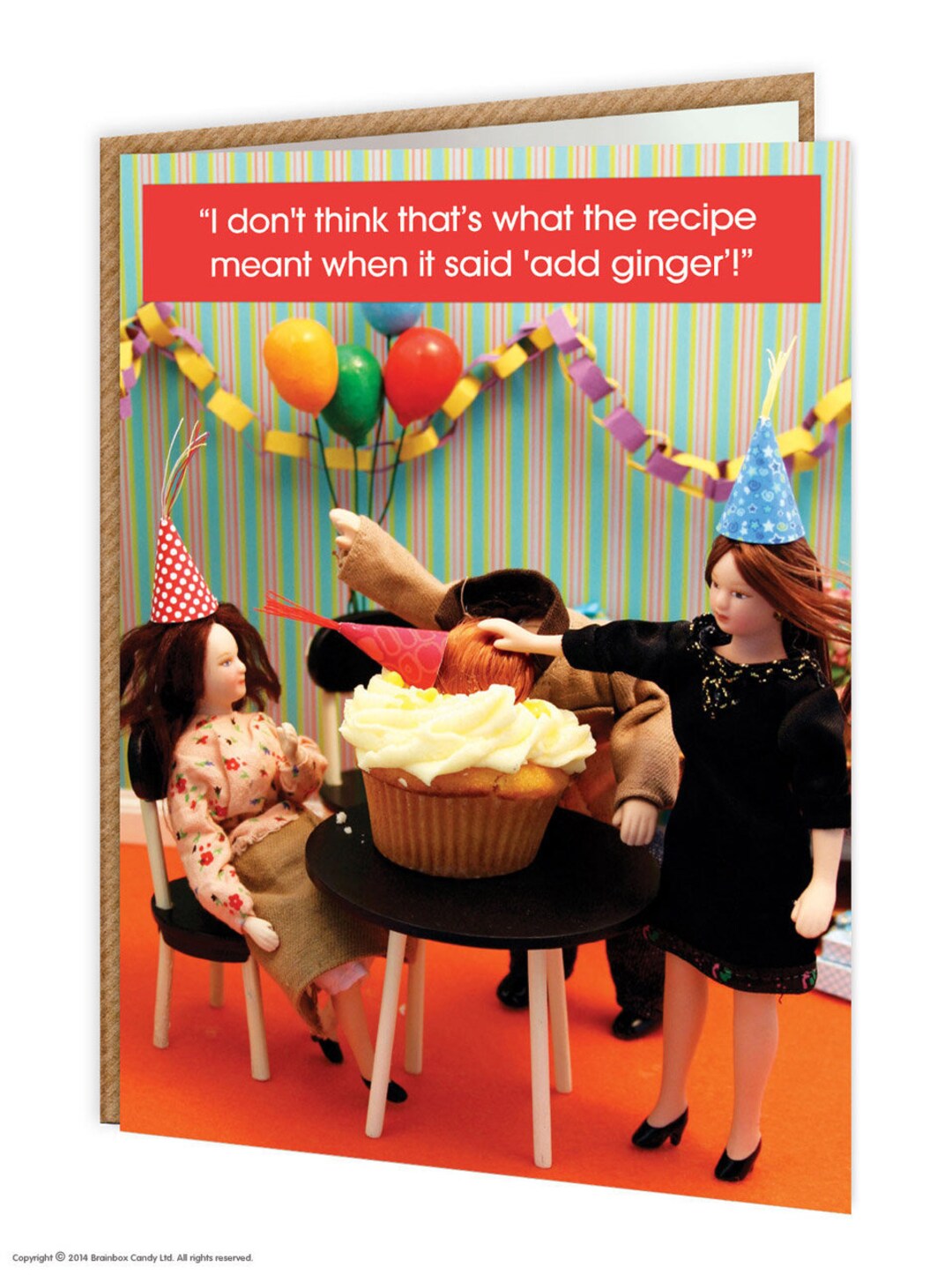 Ginger Cake Birthday Card Funny Humour for Him Her Friend Mate Bestie ...