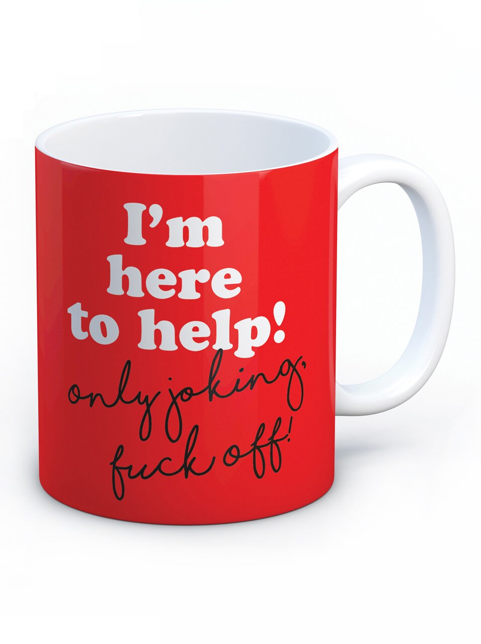I'm Here to Help Boxed Mug Funny Rude Offensive Gift - Etsy