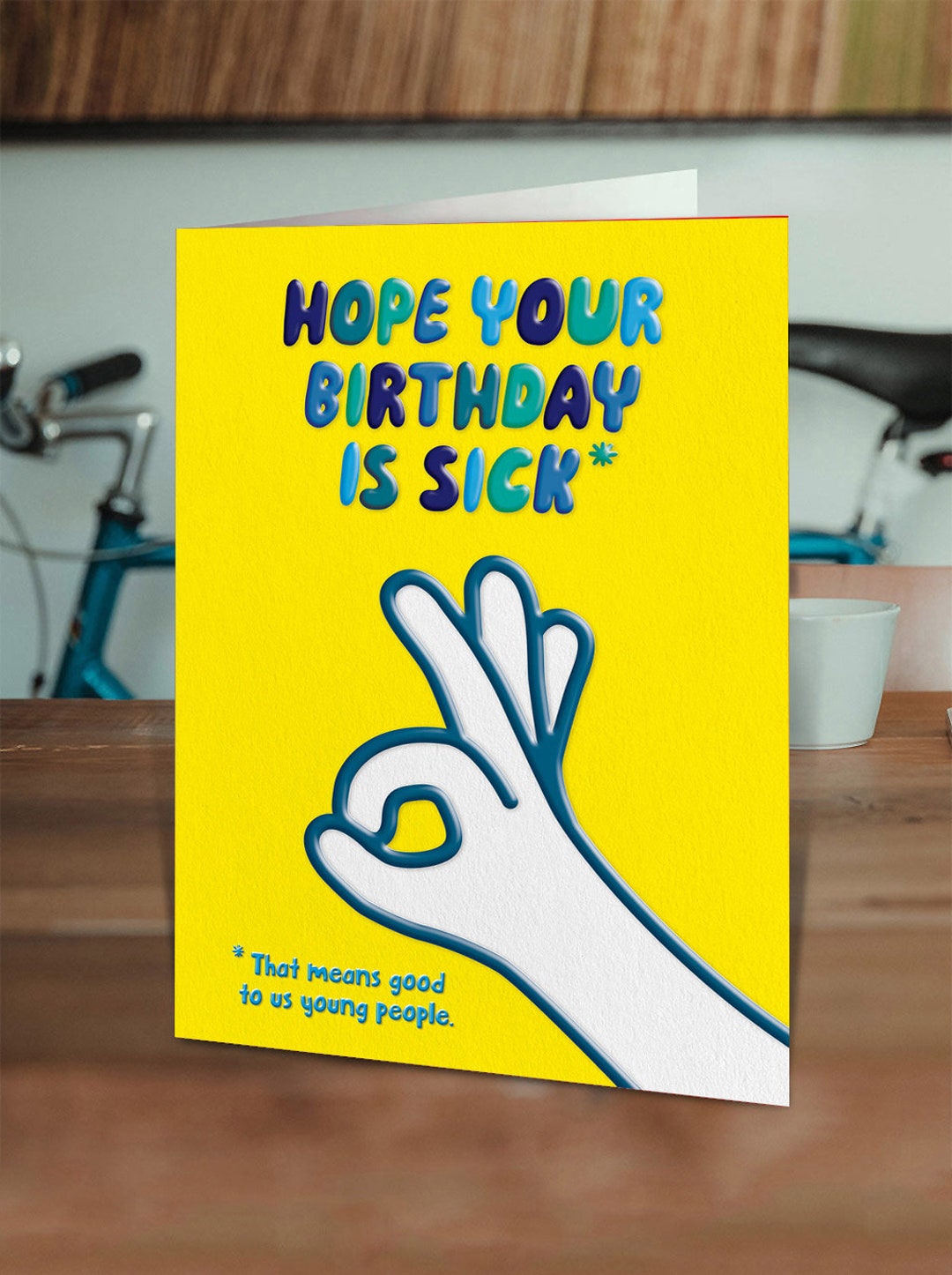 Funny Birthday Card EMBOSSED Sick Birthday by Brainbox Candy Birthday ...