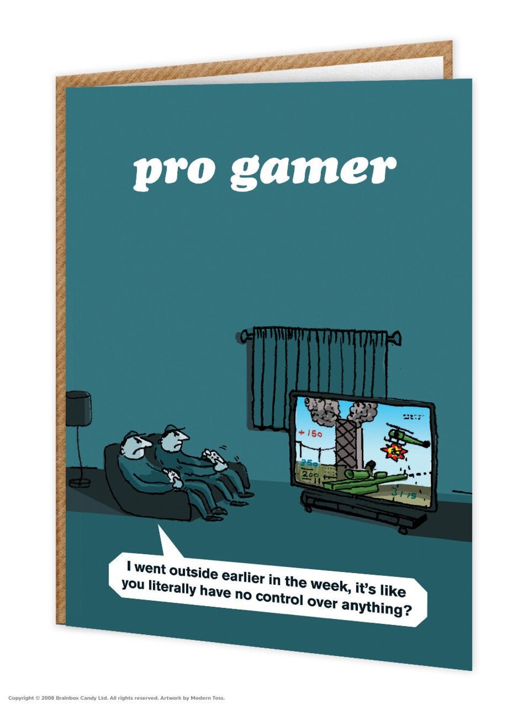 Modern Toss Pro Gamer Birthday Card Funny Humour for Him Her Friend ...