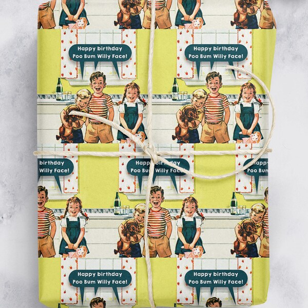Funny Wrapping Paper - Etsy