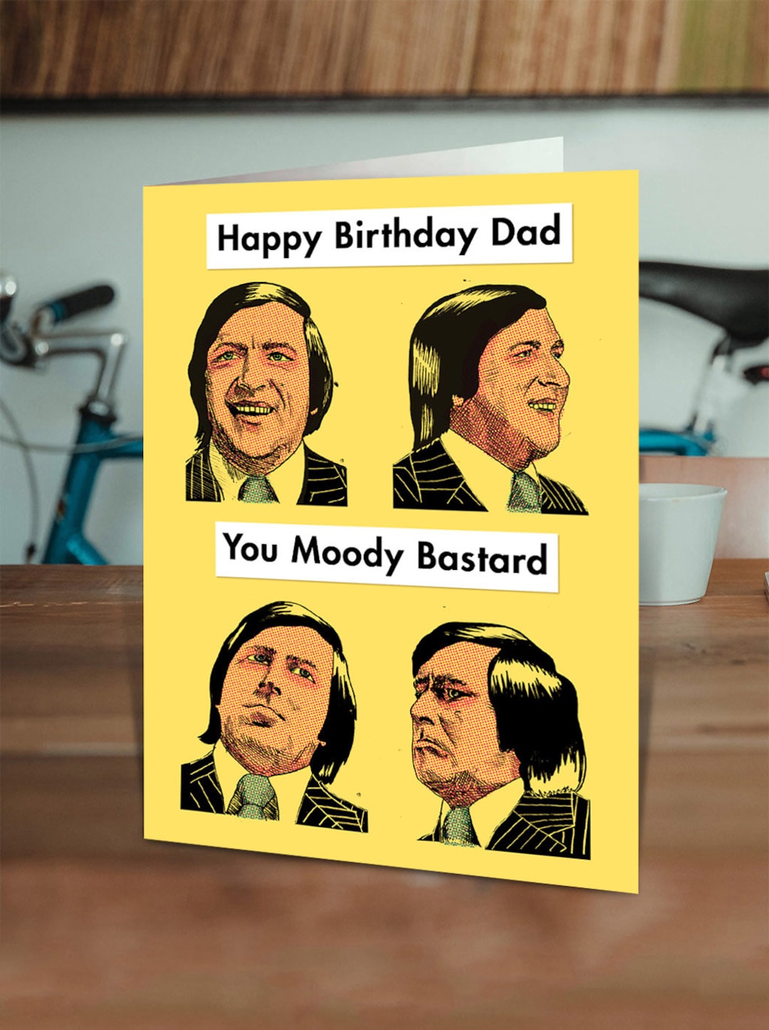 Funny Birthday Card for Dad by Modern Toss Cheeky Dad Cards - Etsy