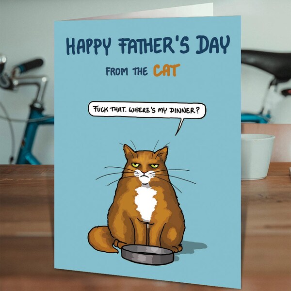 Grumpy Cat Card - Etsy UK