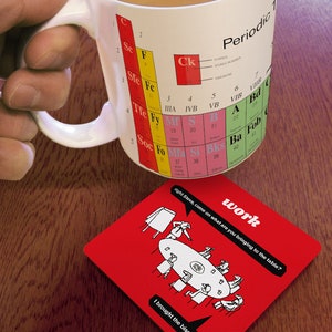 Modern Toss Work Biscuits Coaster Funny Quirky Gift Cheap Present for ...