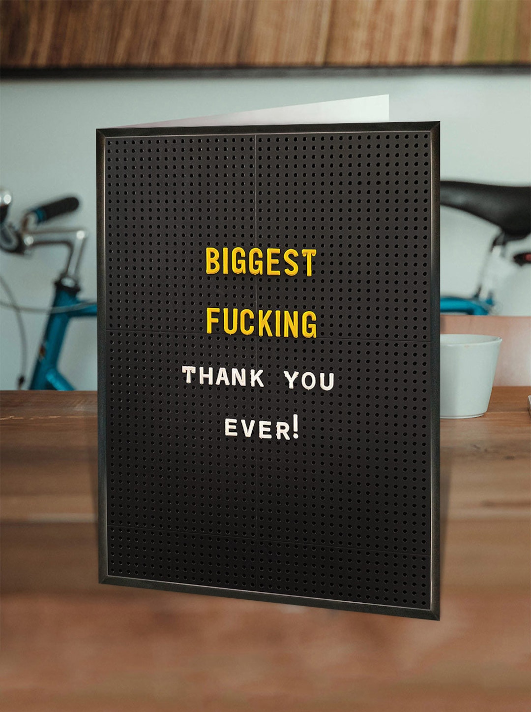 Funny Thank You Cards Hilarious Cards to Say Thanks Biggest Fucking ...