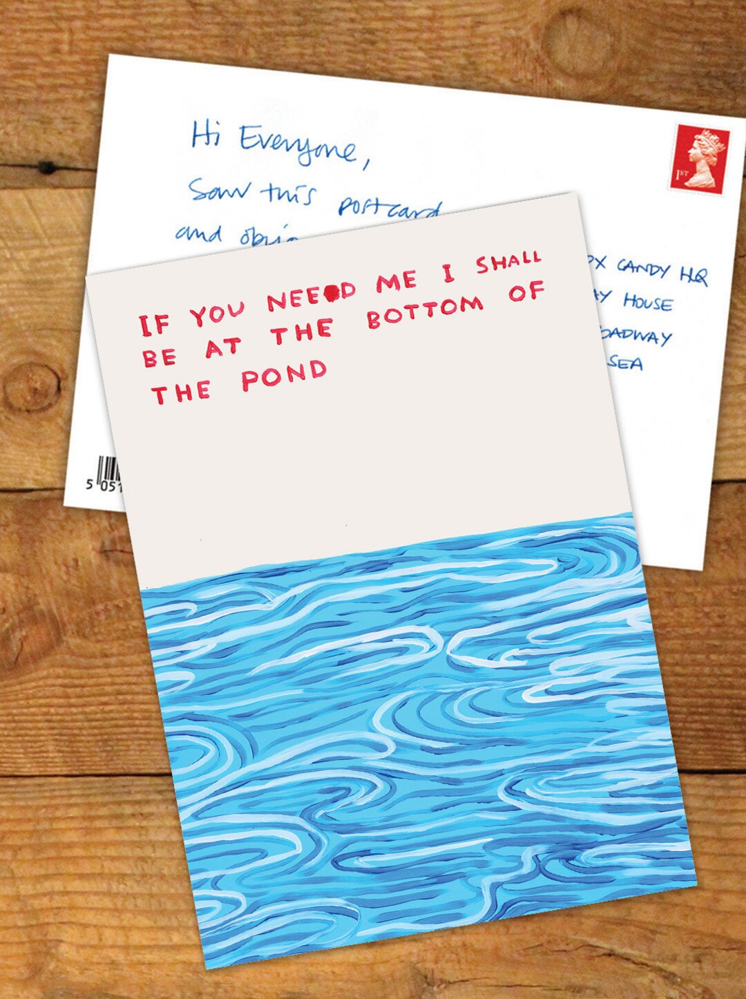 Official David Shrigley Postcard for Him Her Husband Wife Friend ...