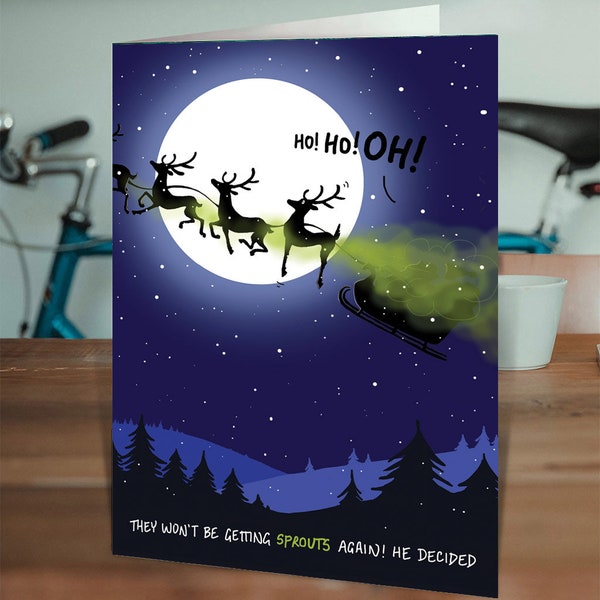 Farting Christmas Cards - Etsy