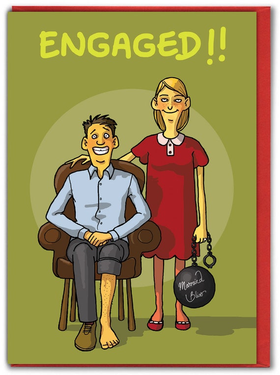 Funny Engagement Cartoon