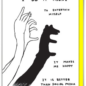 Official David Shrigley Card Funny Birthday Cards for Him Her Men Women ...