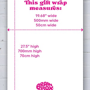 30th Birthday Gift Wrap for Him Her Friend Mate Bestie Son Daughter Men ...