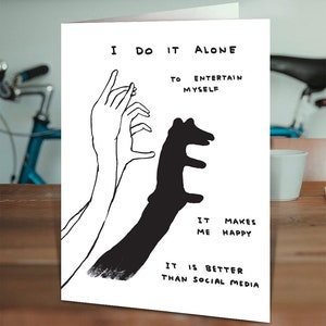 Official David Shrigley Card Funny Birthday Cards for Him Her Men Women ...