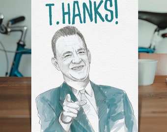 Funny Thank You Card | Etsy UK