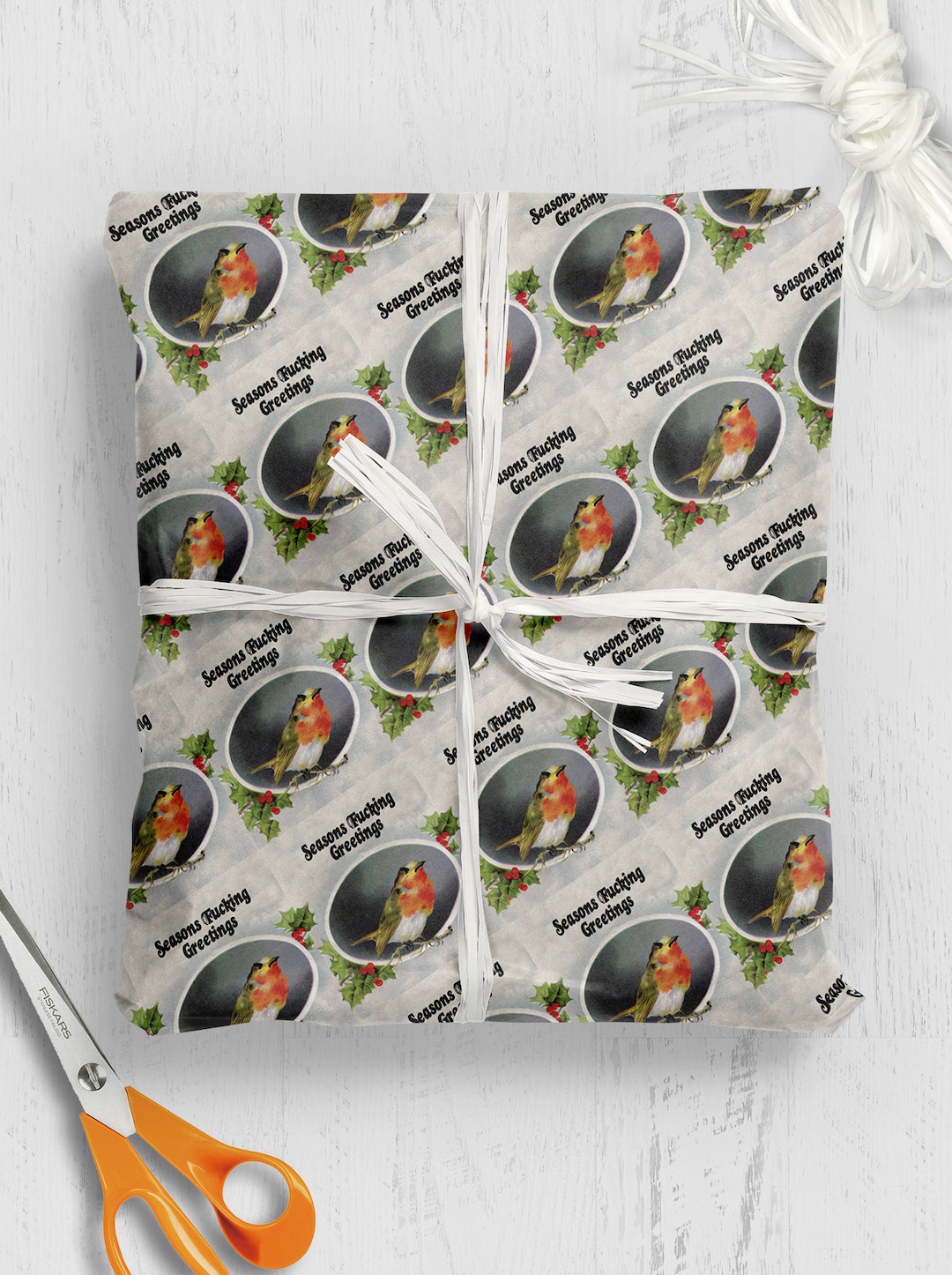 Modern Toss Rude Christmas Gift Wrap for Him Her Men Women Friend ...