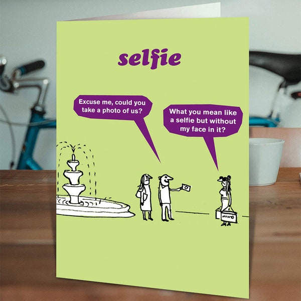 Selfie Card - Etsy
