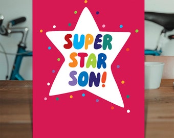 Superstar Birthday Card - Etsy