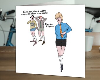 Funny Knee Card - Etsy