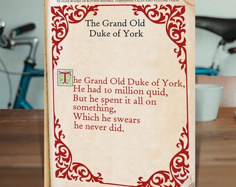 Birthday Card Duke - Etsy