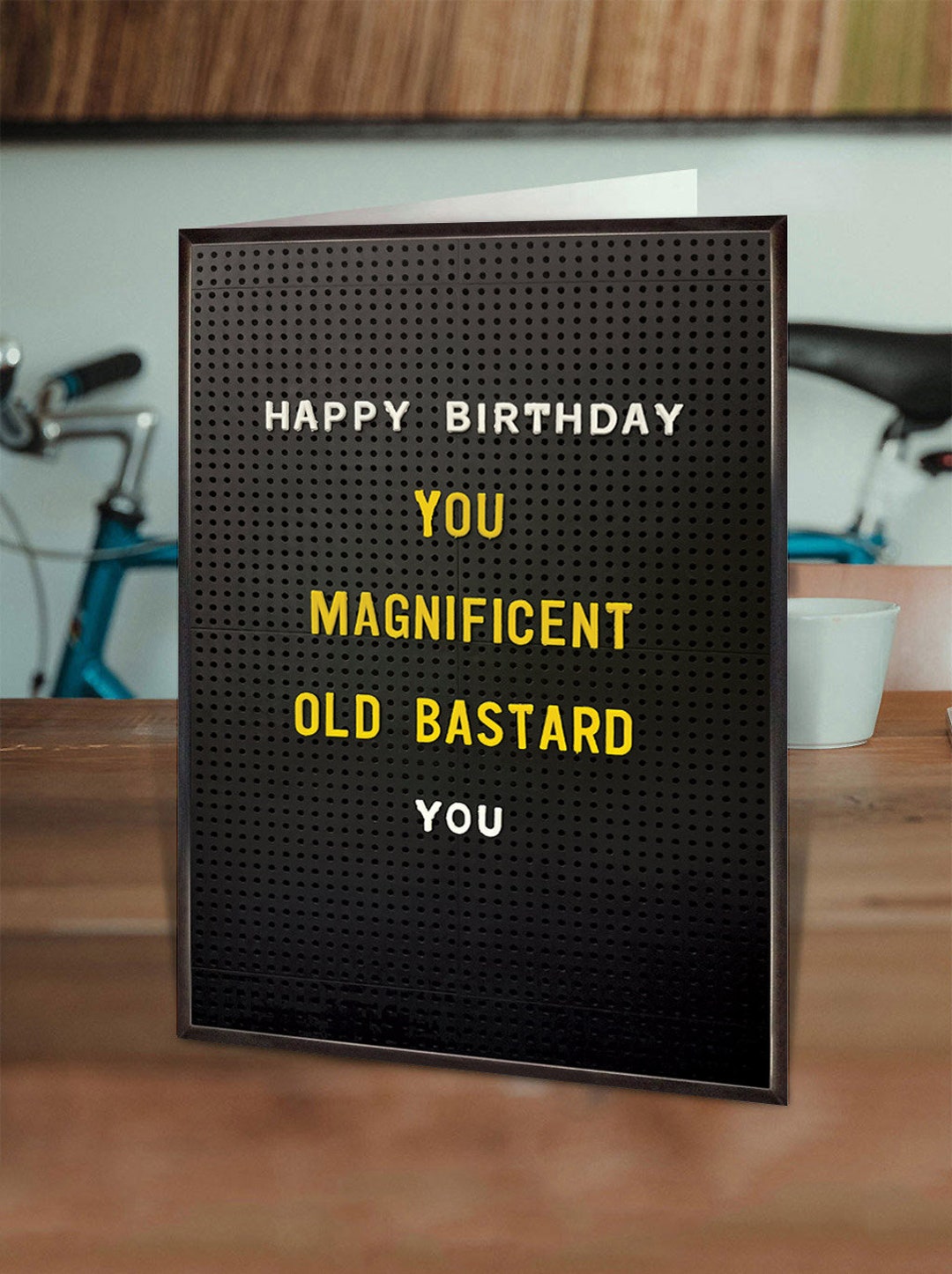 Funny Cards for Men Rude Birthday Cards for Grumy Old Men Rude Birthday ...