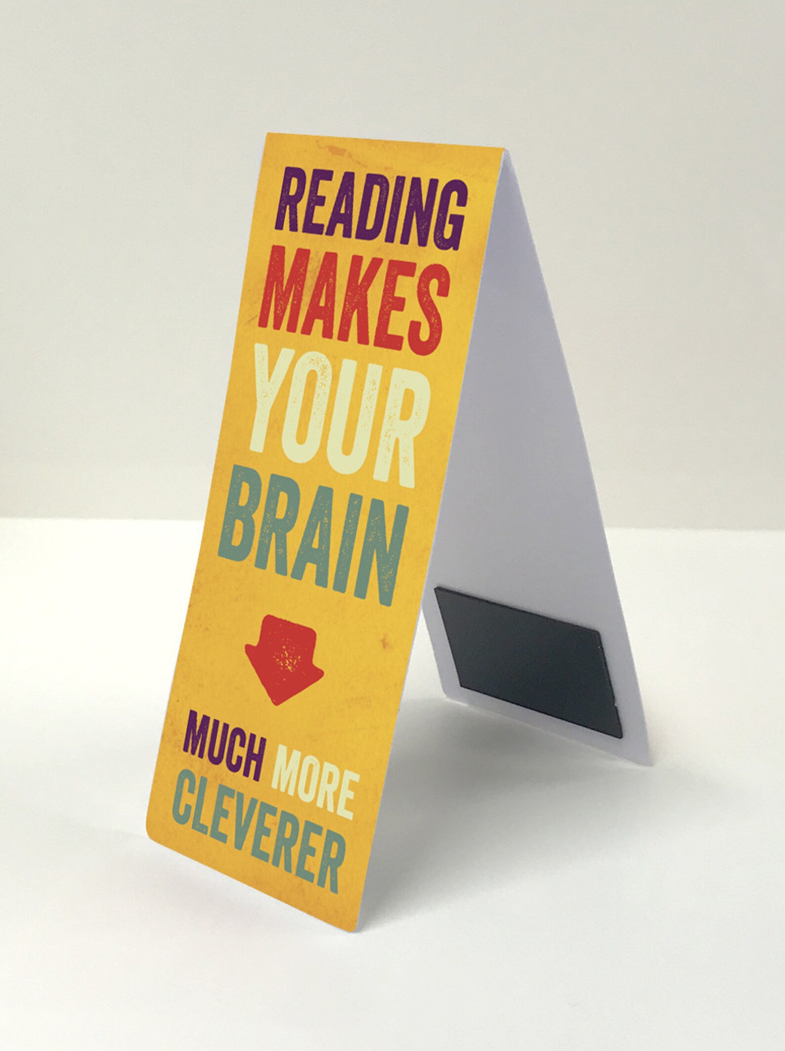 Funny Magnetic Bookmark 'brain Cleverer' Cheap - Etsy